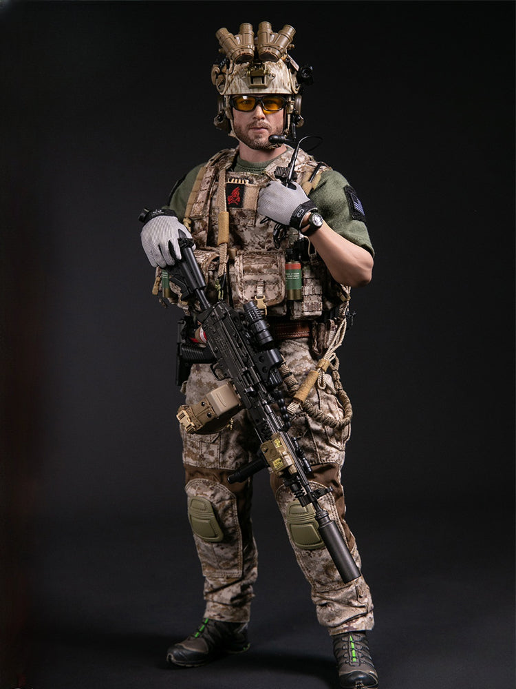 1/6 DAMTOYS 78107 DEVGRU Operation Neptune Spear “GERONIMO”MK46 MOD1 GUNNER — GIANTOY action figures